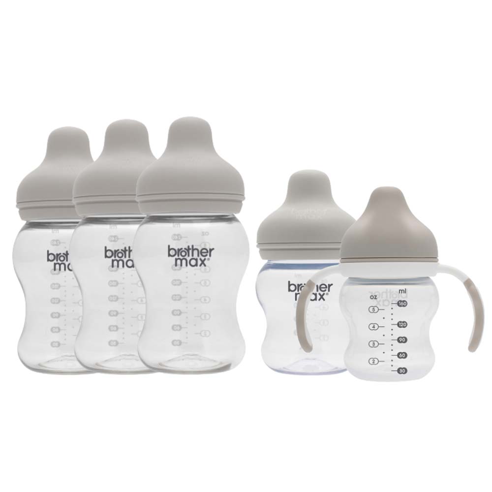 Order Brother Max - PP Extra Wide Feeding Bottles w/ Spout Cup - Pack ...