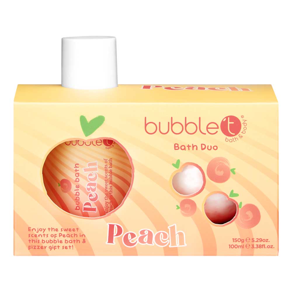 Order Bubble T - Tastea Peach Bath Duo Now! | Jomla.ae