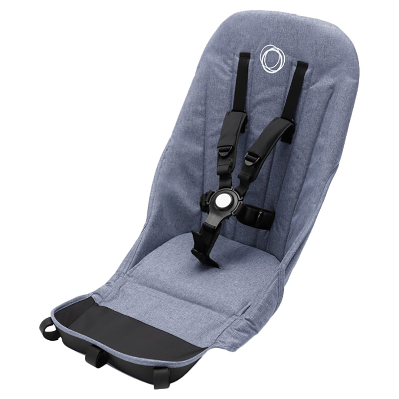 Bugaboo - Donkey 2 Duo Fabric Stroller Set - Blue Melange | Jomla.ae