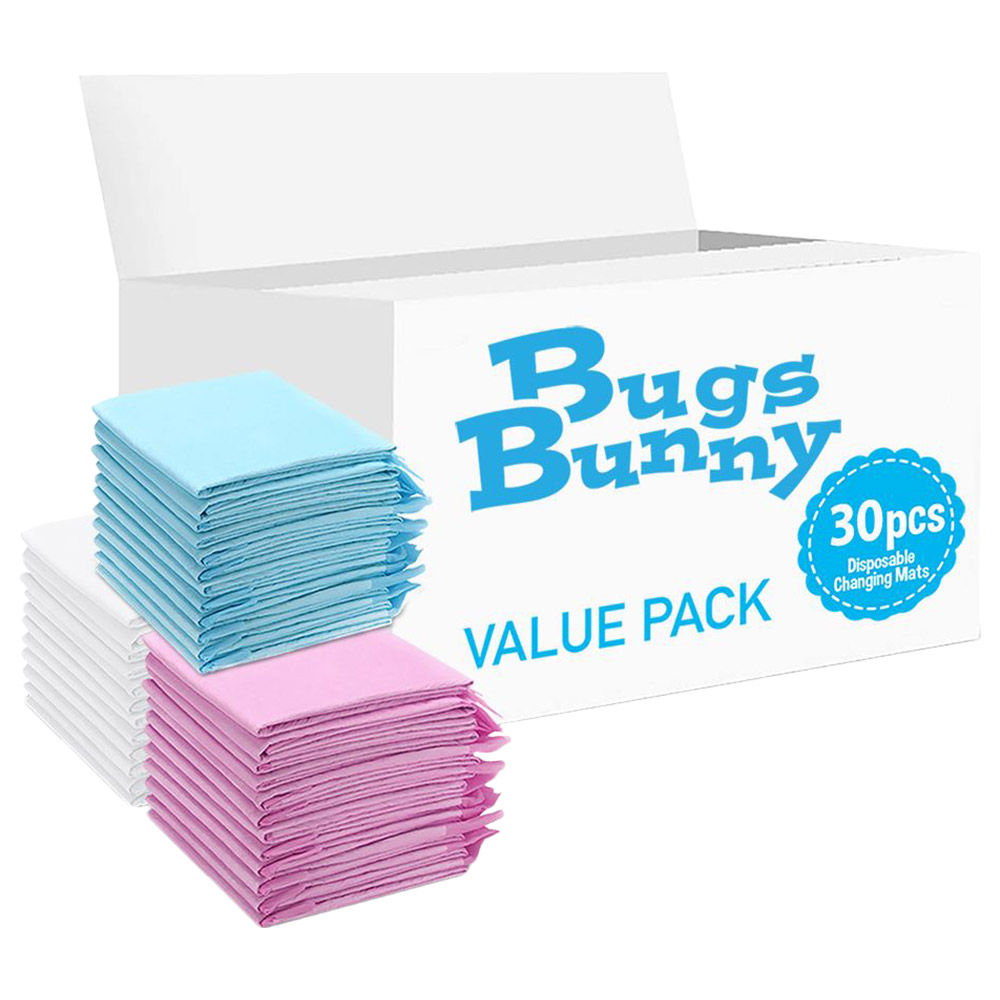 Bugs Bunny - Disposable Changing Mats - 30 pcs | Jomla.ae