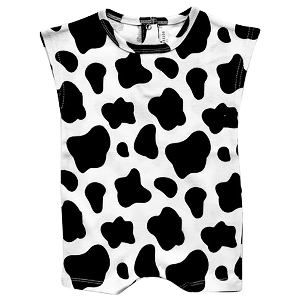 Bullabaloo - Cow Print Romper | Jomla.ae
