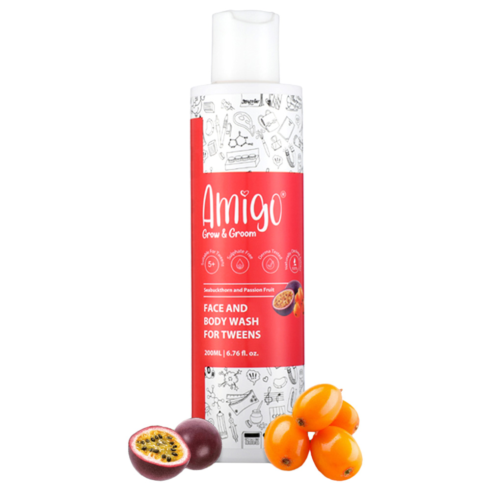 Bumtum - Amigo Face & Body Wash - Vitamin C & A - 200Ml | Jomla.ae