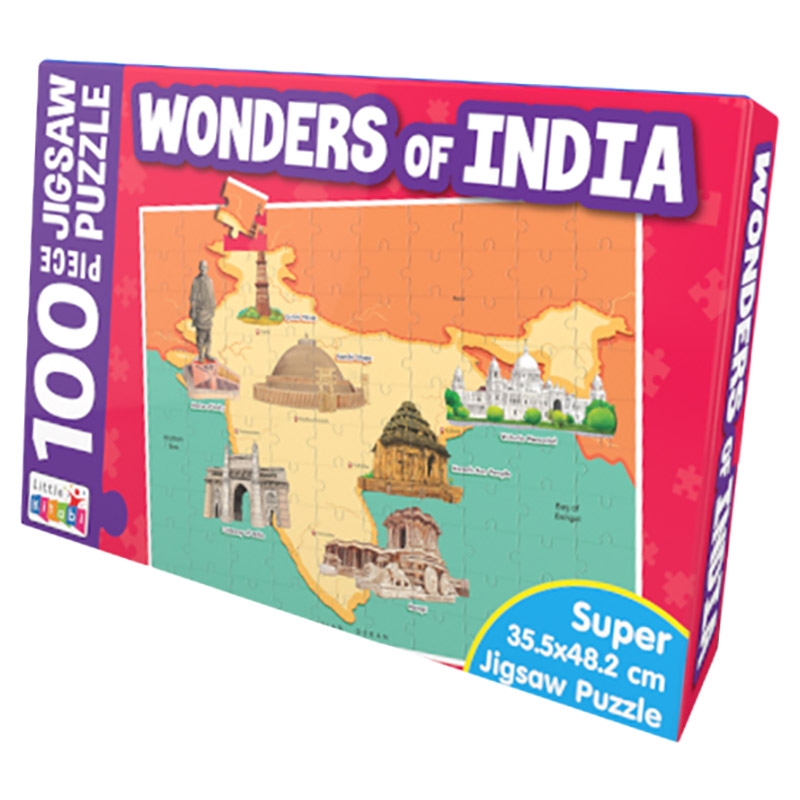 Busybee - Wonders Of India Jigsaw Puzzle 100pcs | Jomla.ae