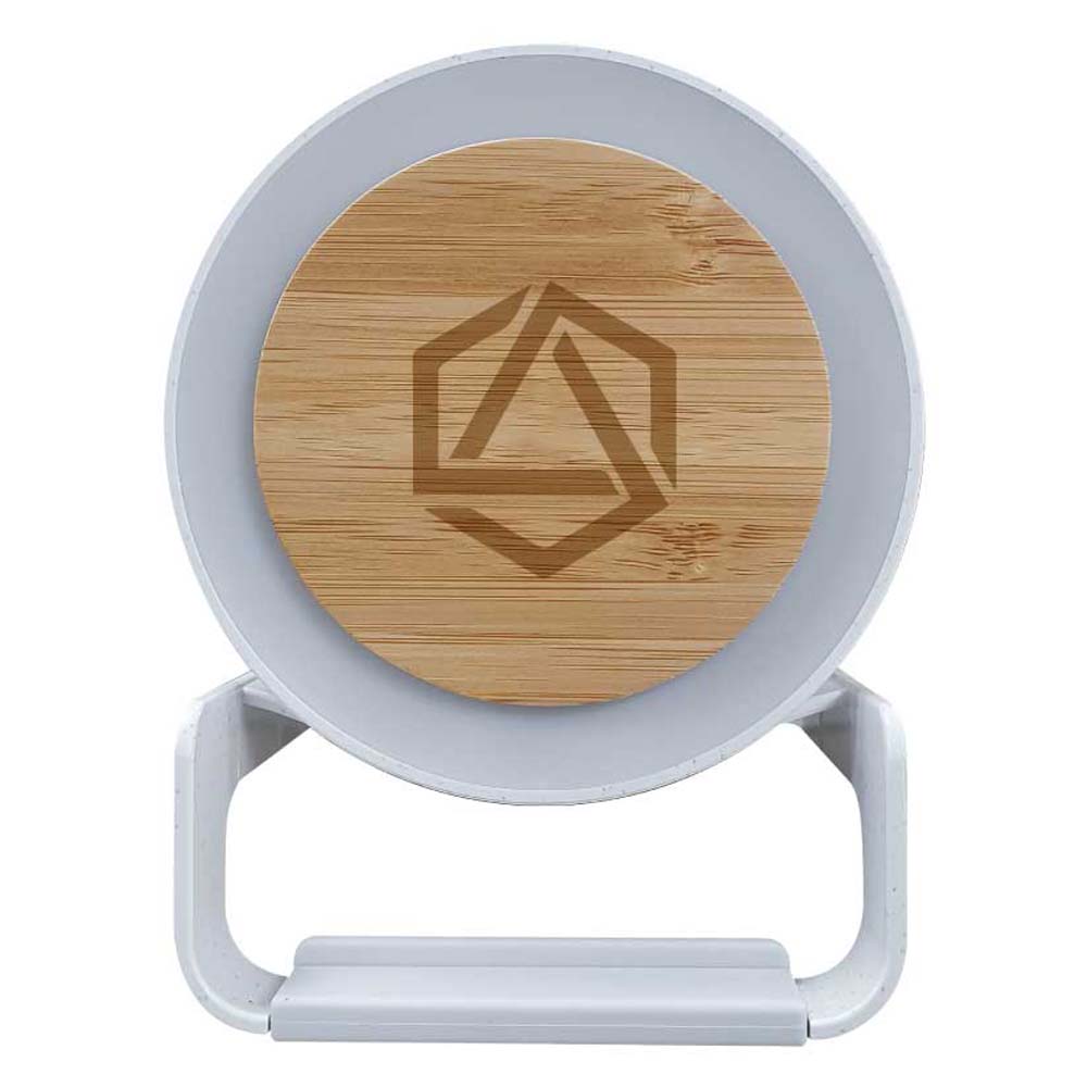 Byft - Wireless Charger w/ Bluetooth Speakers & Lamp - Grey | Jomla.ae