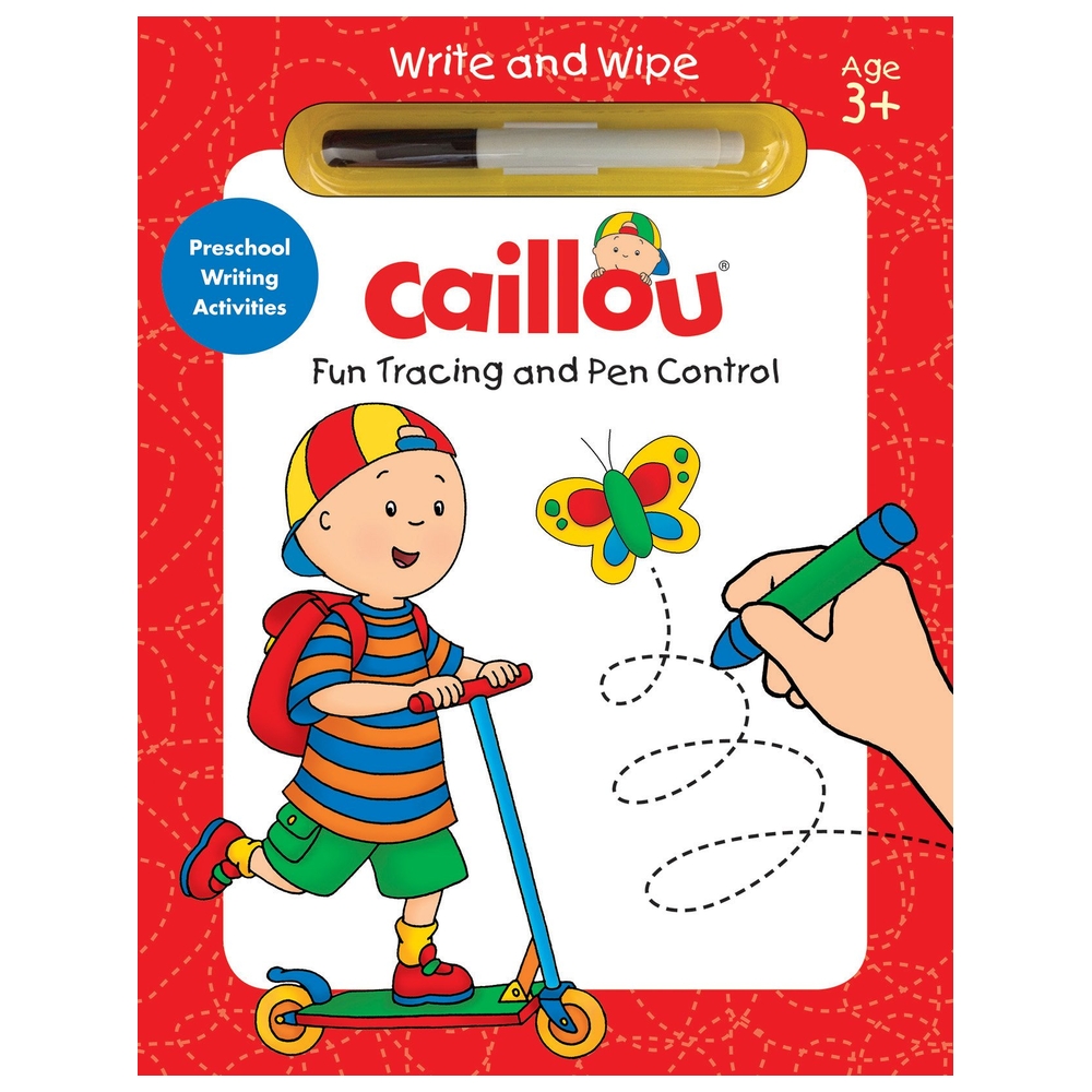 Order Caillou, Fun Tracing And Pen Control: Preschool Writing ...