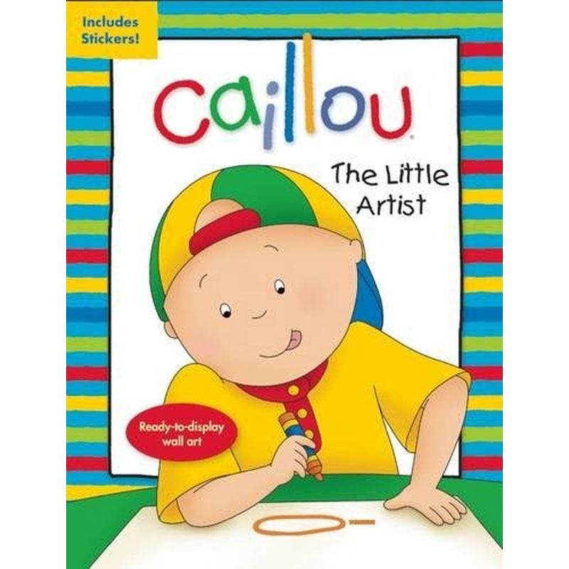 Caillou: The Little Artist: Ready-To-Display Wall Art | Jomla.ae