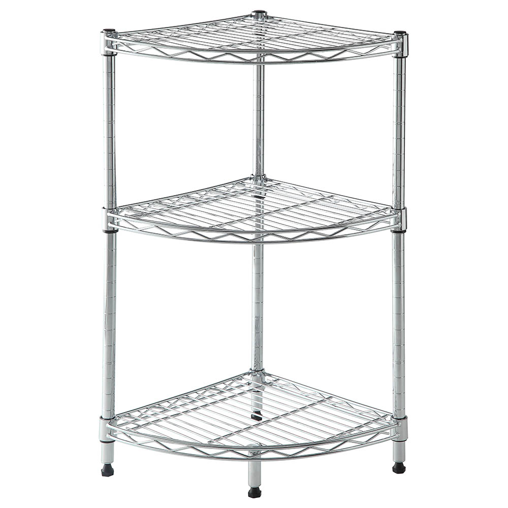 Order Cameltough - Corner Wire Rack 3 Shelf Chrome Now! | Jomla.ae