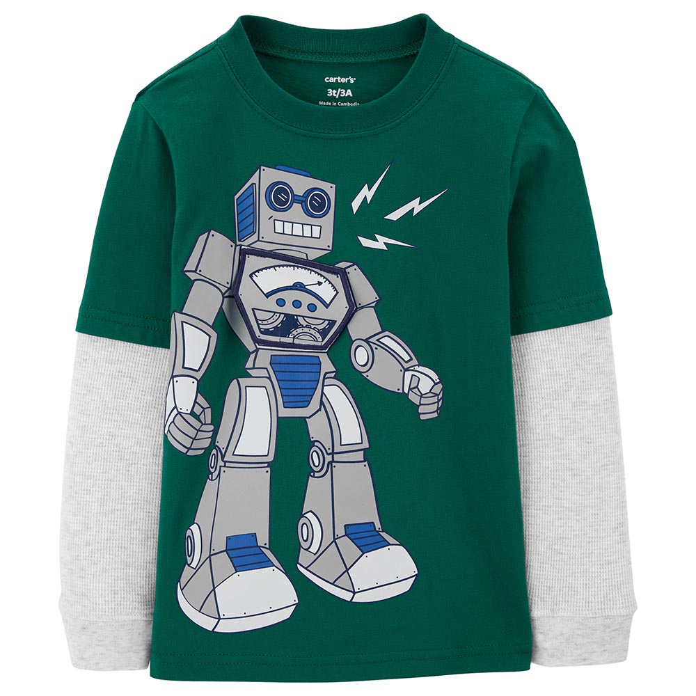 Order Carters - Robot Layered-Look Jersey Tee Now! | Jomla.ae