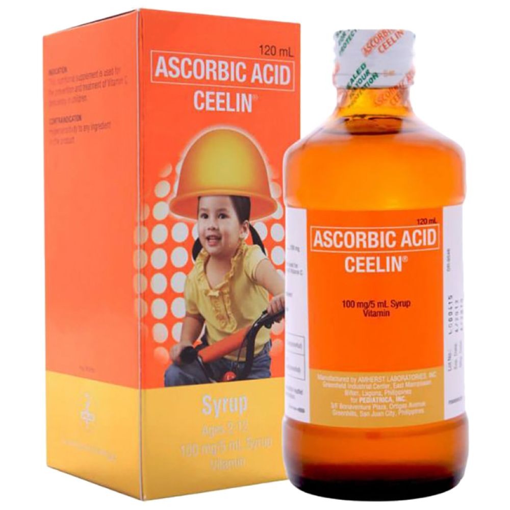 Order Ceelin - Ascorbic Acid Syrup 120ml Now! | Jomla.ae