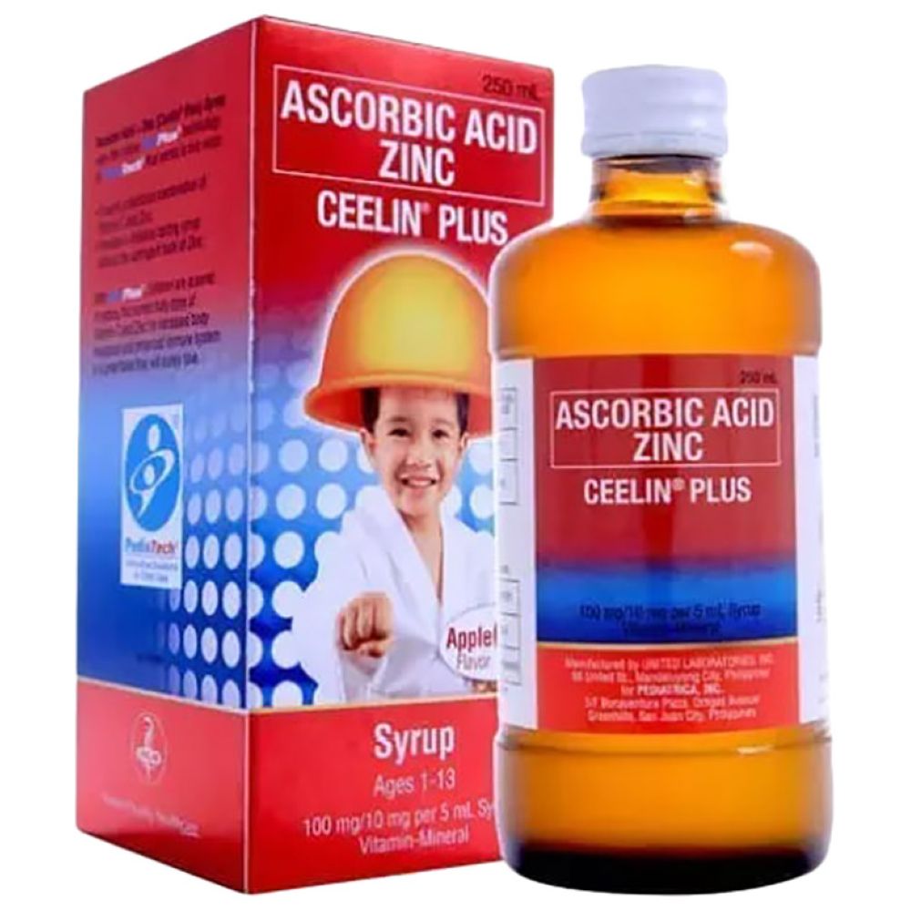 Ceelin - Plus Ascorbic Acid Syrup 250ml | Jomla.ae