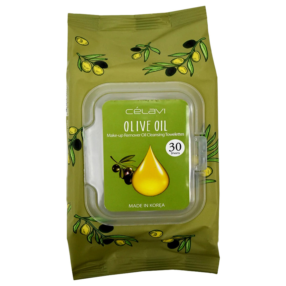 Order Celavi - Makeup Remover Oil Cleansing Towelettes - Olive Oil ...