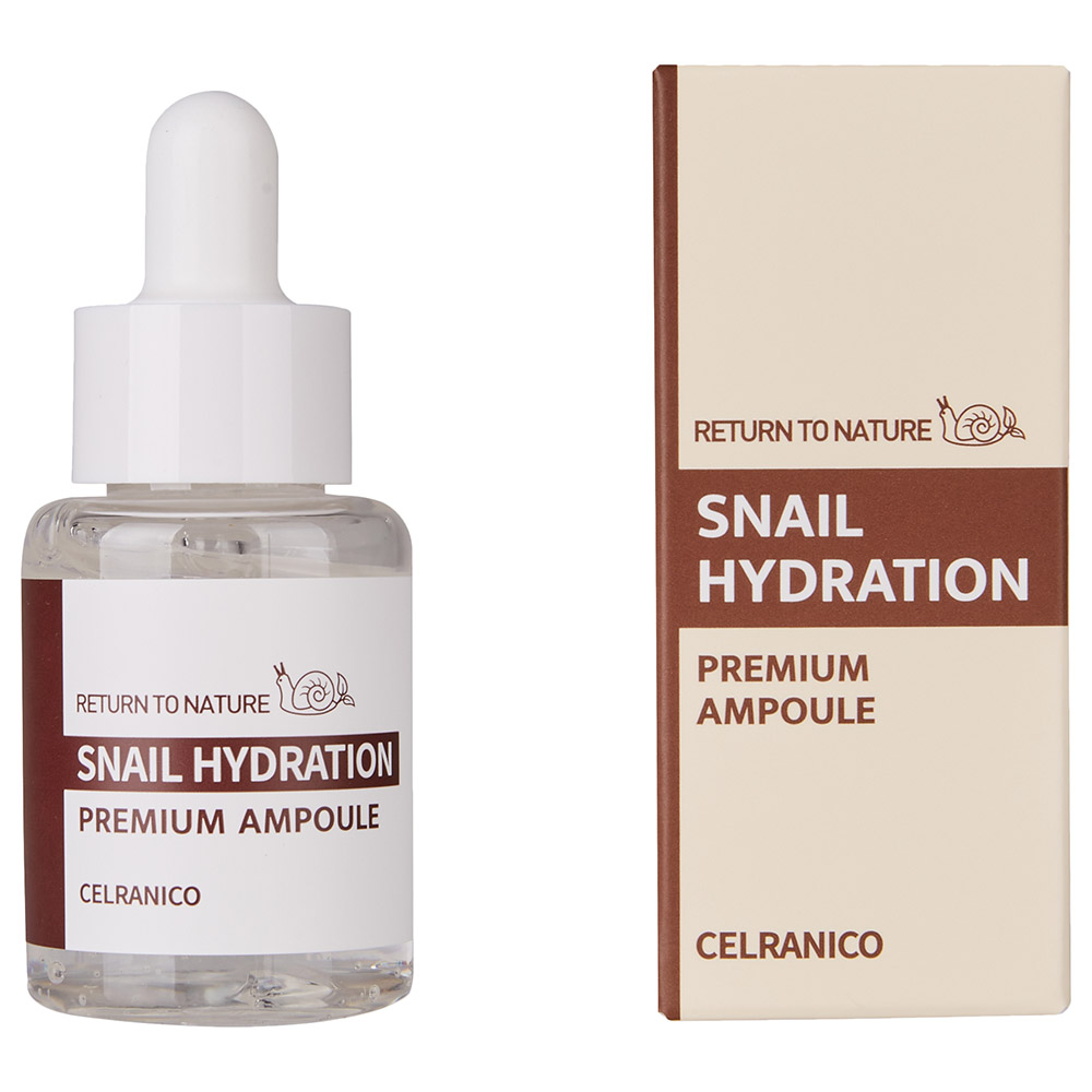 اطلب أمبولة ترطيب البشرة مستخلص الحلزون 30 مل سيلرانيكو Celranico ...