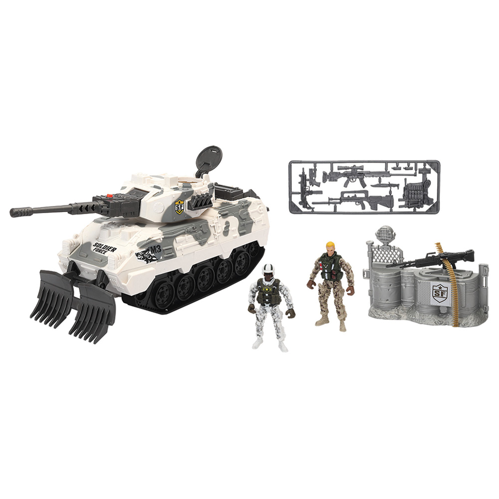 Order Chap Mei - Soldier Force Snowfield Assault Tank Playset - Grey ...