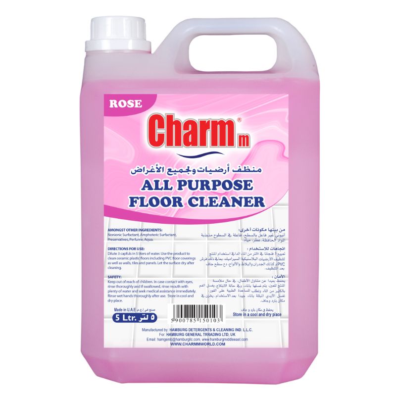 Order Charmm - Floor Cleaner Rose 5L Now! | Jomla.ae