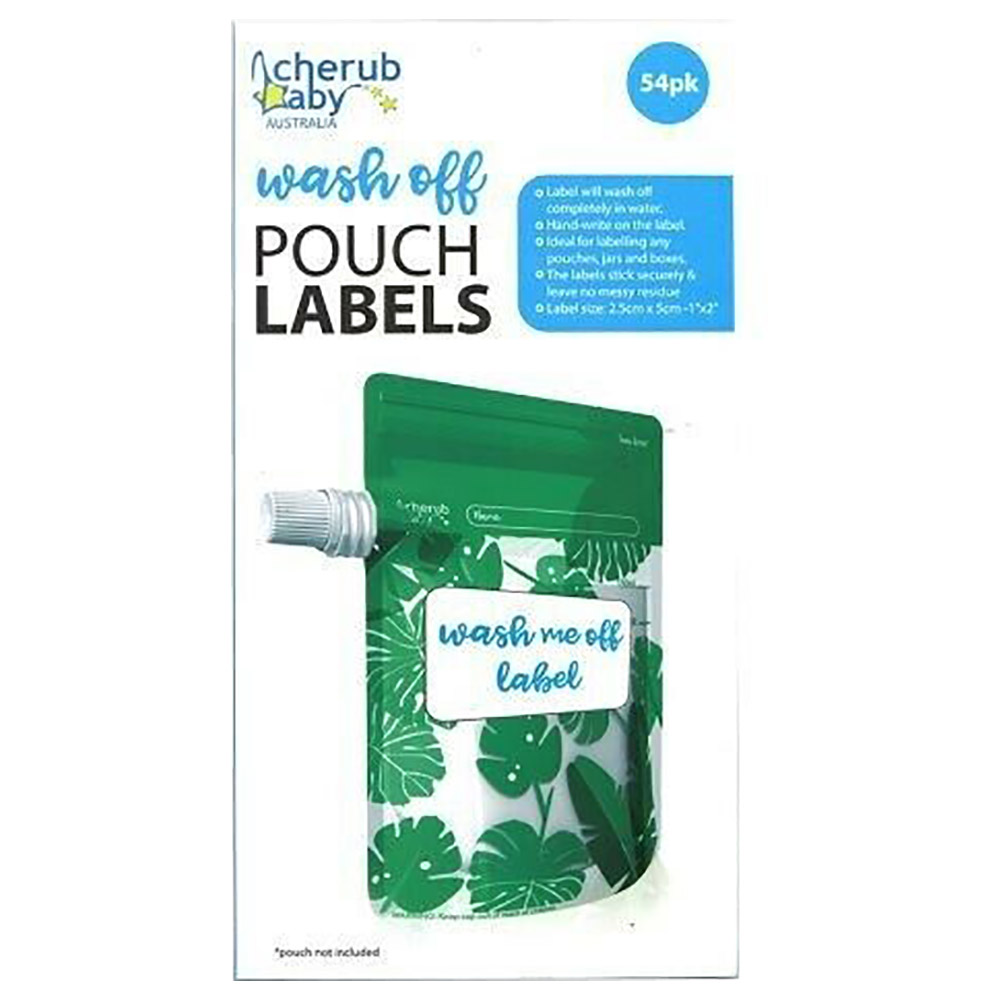 Order Cherub Baby - Wash Off Pouch Labels Now! | Jomla.ae
