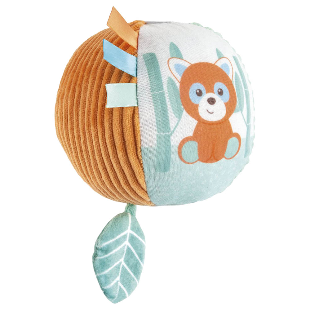 Chicco - Panda & Chameleon Rattle Ball - Orange/Blue | Jomla.ae