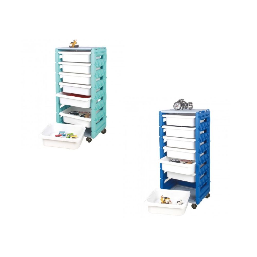 Ching Ching - 7 Drawers Cabinet With Castor - Assorted | Jomla.ae