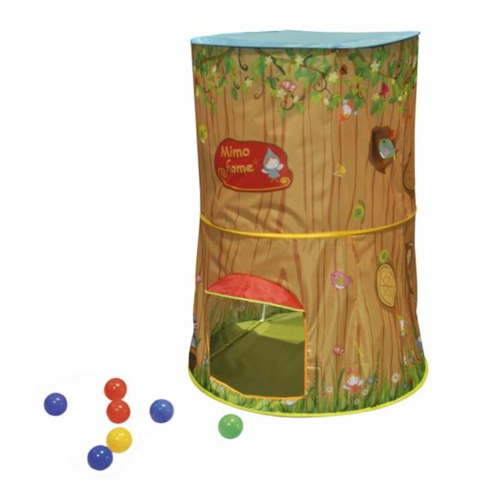 Order Ching Ching - Mimo House With 100pcs Balls - Brown Now! | Jomla.ae