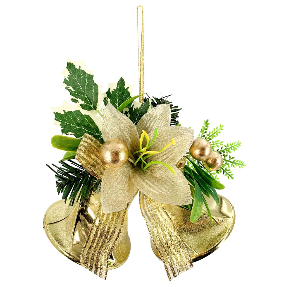 Order Christmas Magic - Christmas Double Bells - Gold Now! | Jomla.ae
