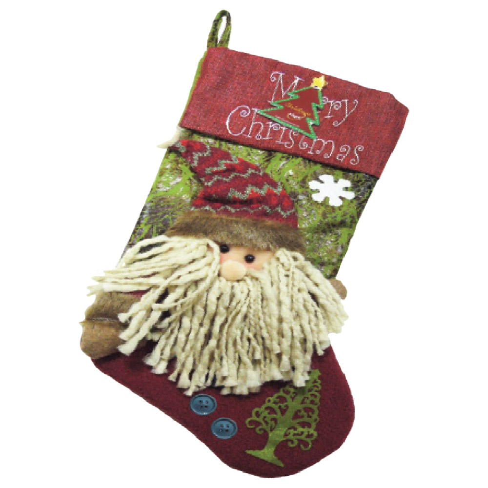 Christmas Magic - Deluxe Santa Stocking - 19-inch | Jomla.ae