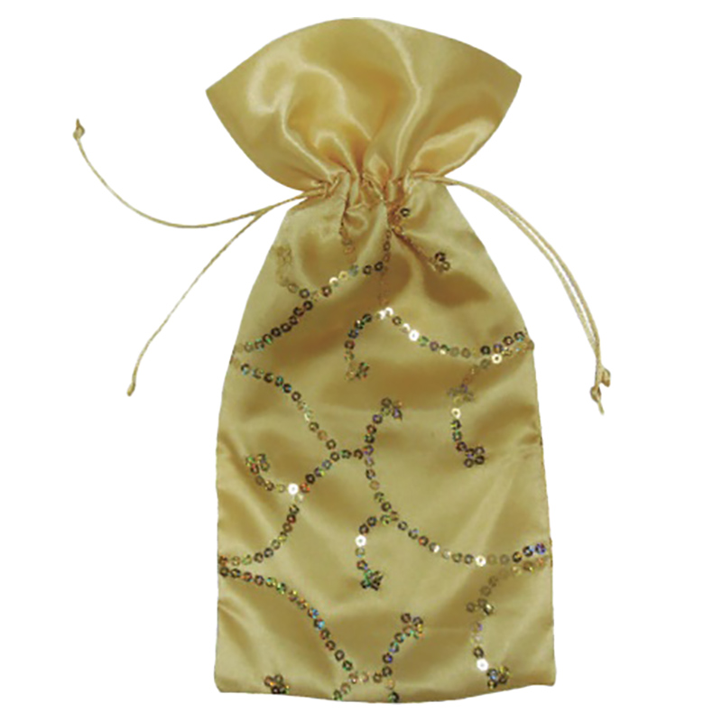 Christmas Magic - Deluxe Satin Gift Bag - Gold | Jomla.ae