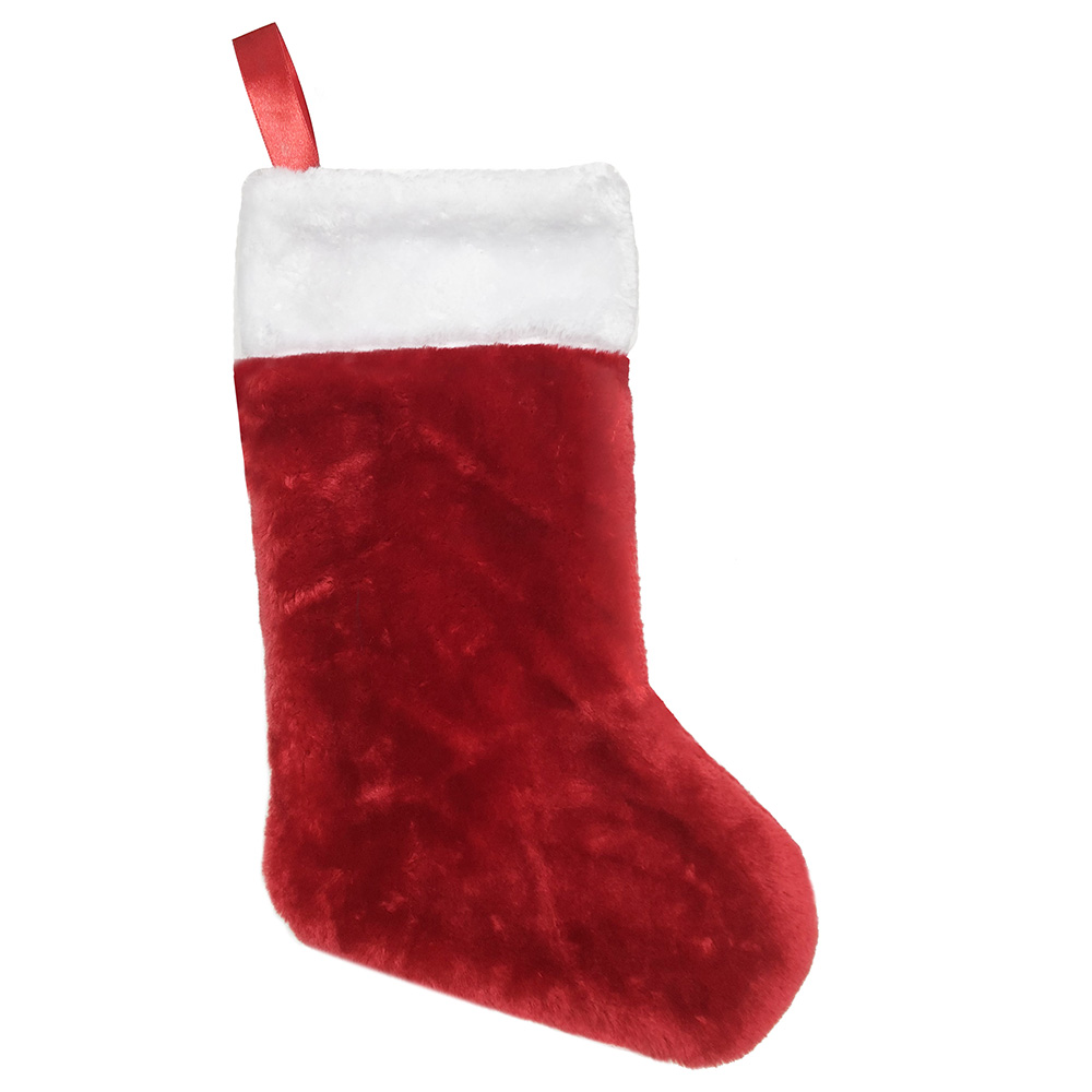 Christmas Magic - Deluxe Stocking 25cm - Red | Jomla.ae