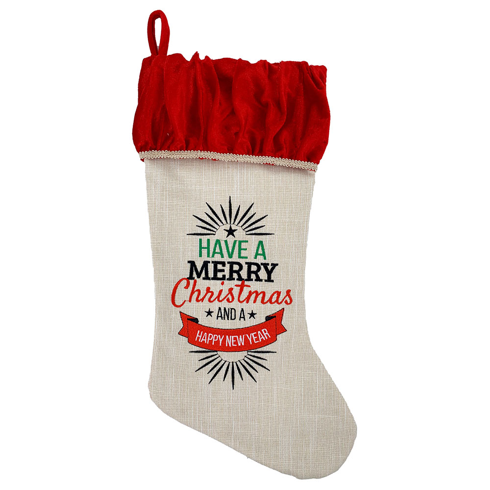 Order Christmas Magic - Merry Christmas Stocking - 50 cm Now! | Jomla.ae