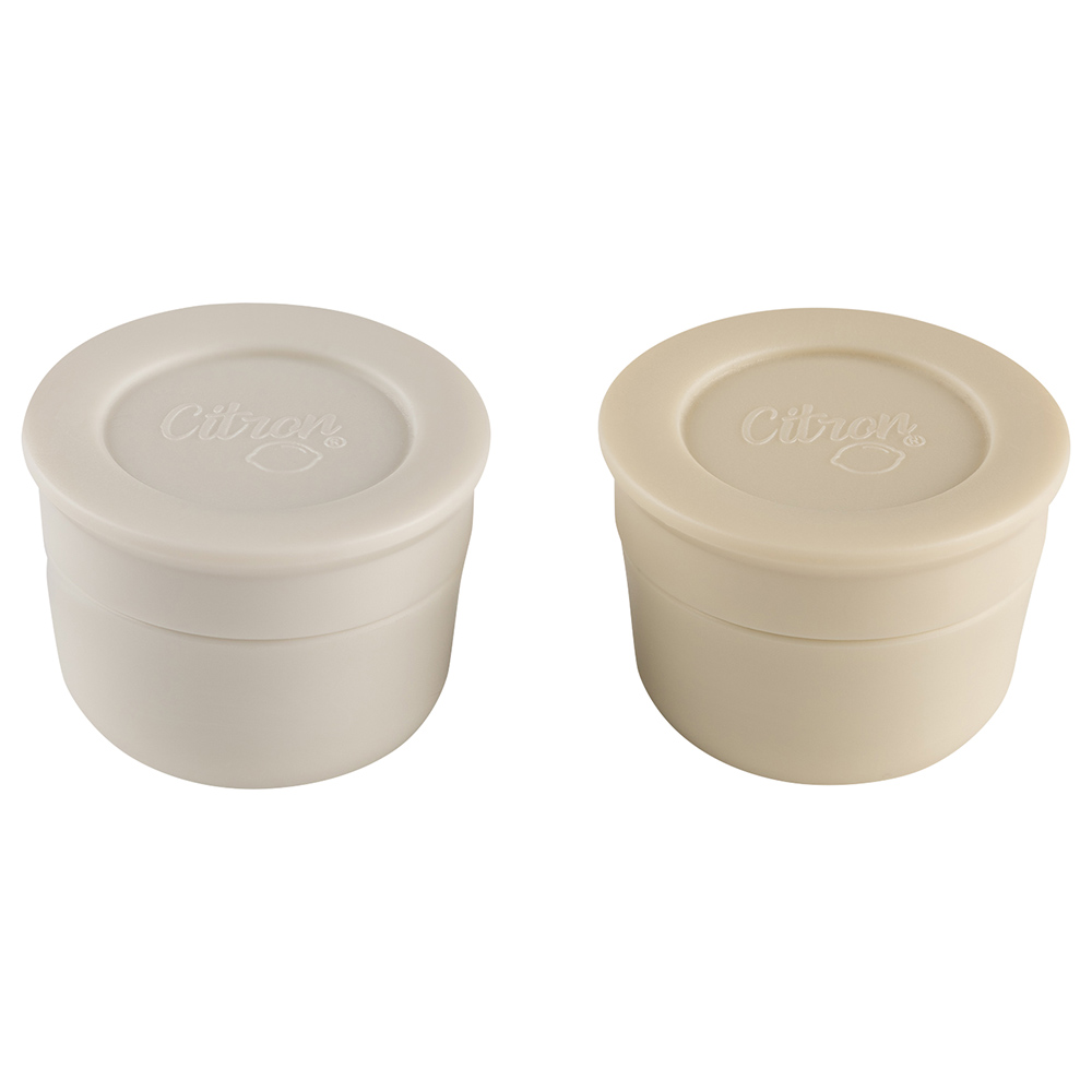 Citron - Mini Sauce Containers - 2 Pcs - White/Ivory | Jomla.ae