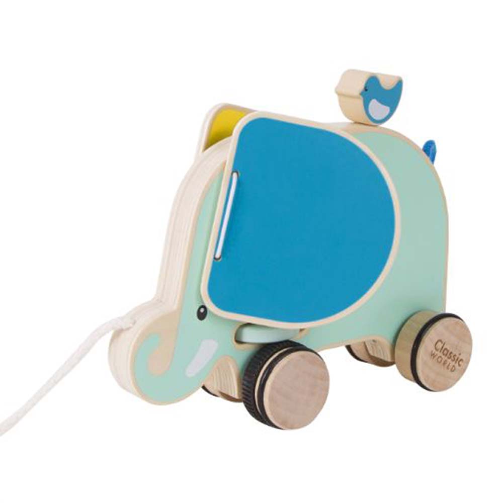 Classic World - Push & Pull Elephant Toy | Jomla.ae