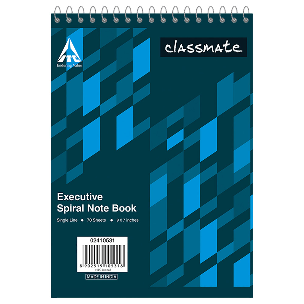 Classmate - Executive A4 Notebook 140 Pages Pack of 10 - Blue | Jomla.ae