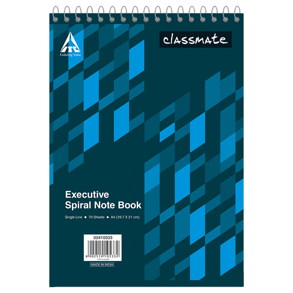 Order Classmate - Executive A4 Notebook 140 Pages Pack of 5 - Blue Now ...