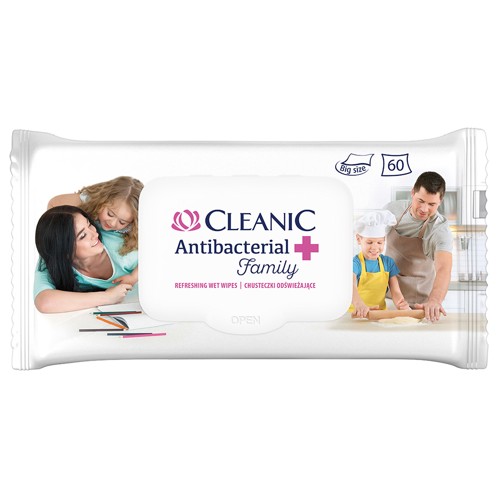 Order Cleanic - Refresh Anti-Bacterial Wet Wipes 60 Wipes Pack Now ...
