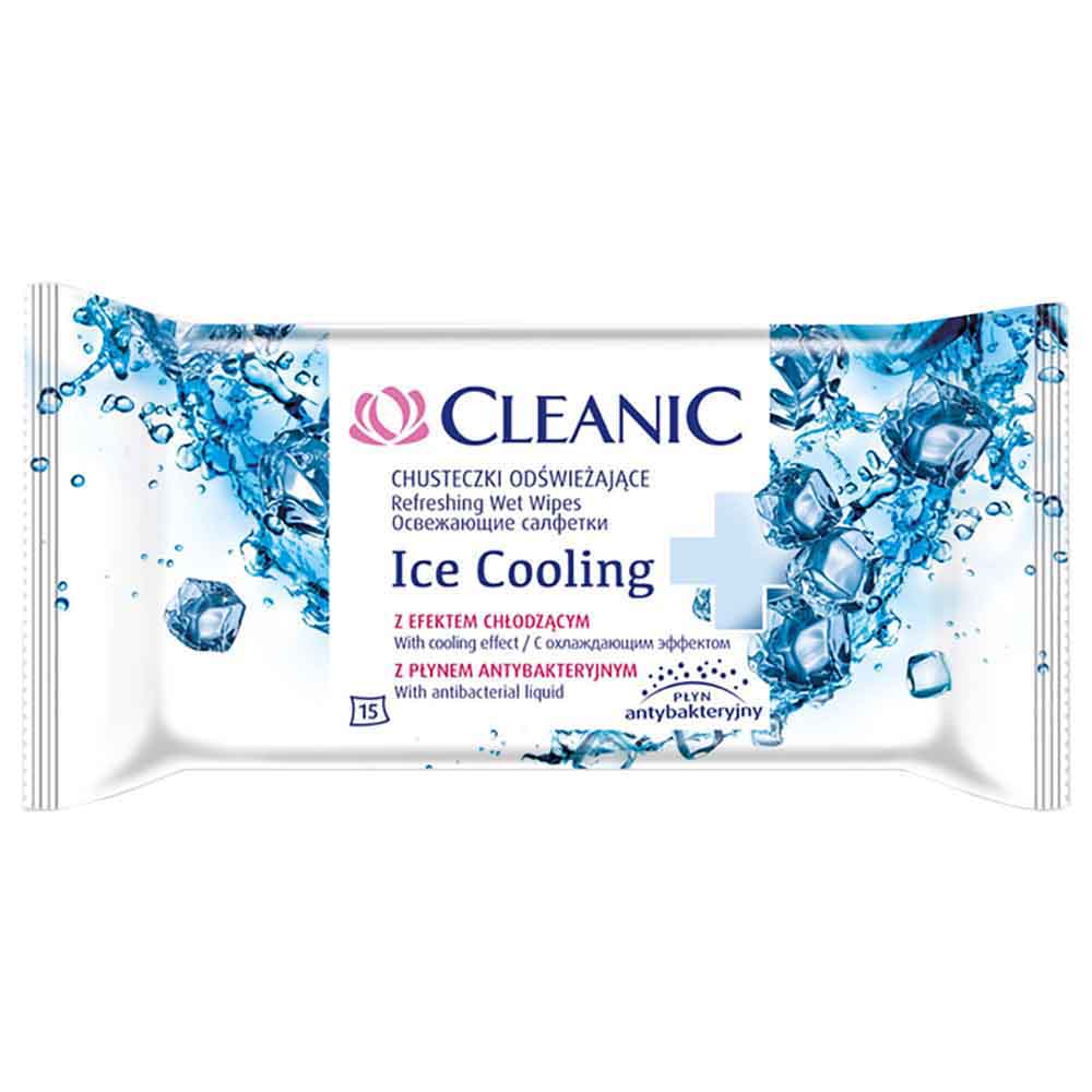 Order Cleanic - Wet Wipes Cool & Refresh 15 Wipes Now! | Jomla.ae