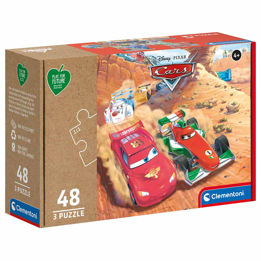 Order Clementoni - Disney Pixar Cars Puzzle - 3x48pcs Now! | Jomla.ae