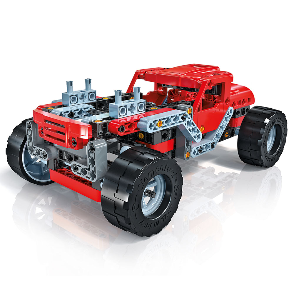 Clementoni - Mech Lab Monster Trucks Building Set | Jomla.ae