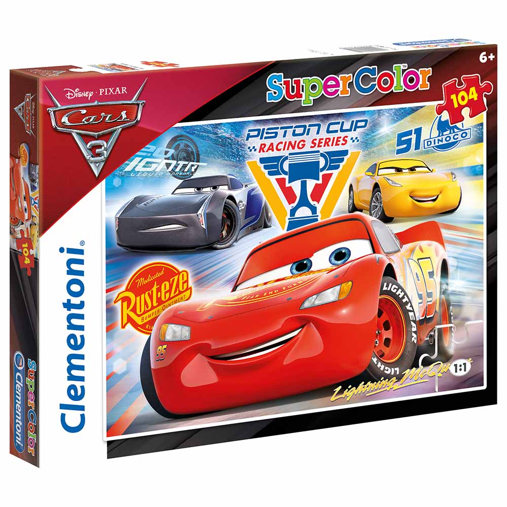 Order Clementoni - Super Color Puzzle Disney Cars 3 104 Pcs Now! | Jomla.ae
