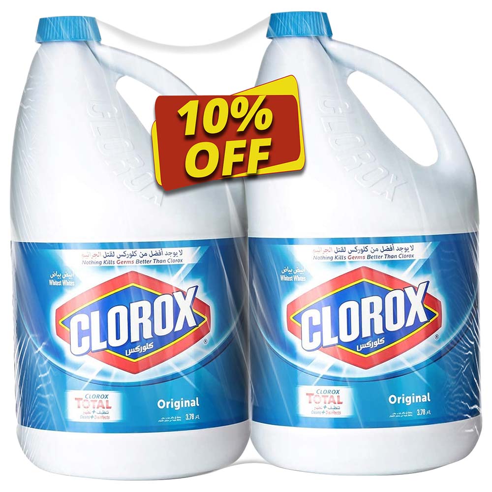 Order Clorox - Liquid Bleach Original Pack of 2 Now! | Jomla.ae
