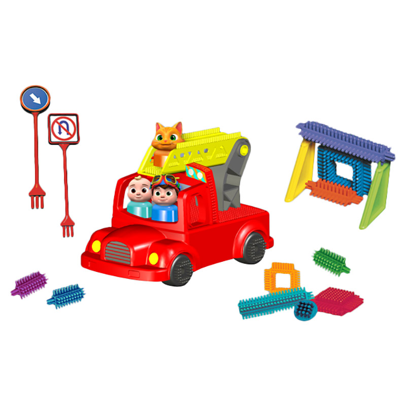 Cocomelon - Fire Truck Set Building Blocks | Jomla.ae