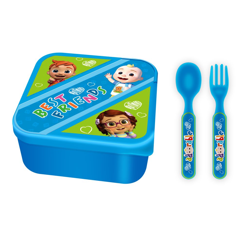 Order Cocomelon - Lunch Box w/ Cutlery Now! | Jomla.ae
