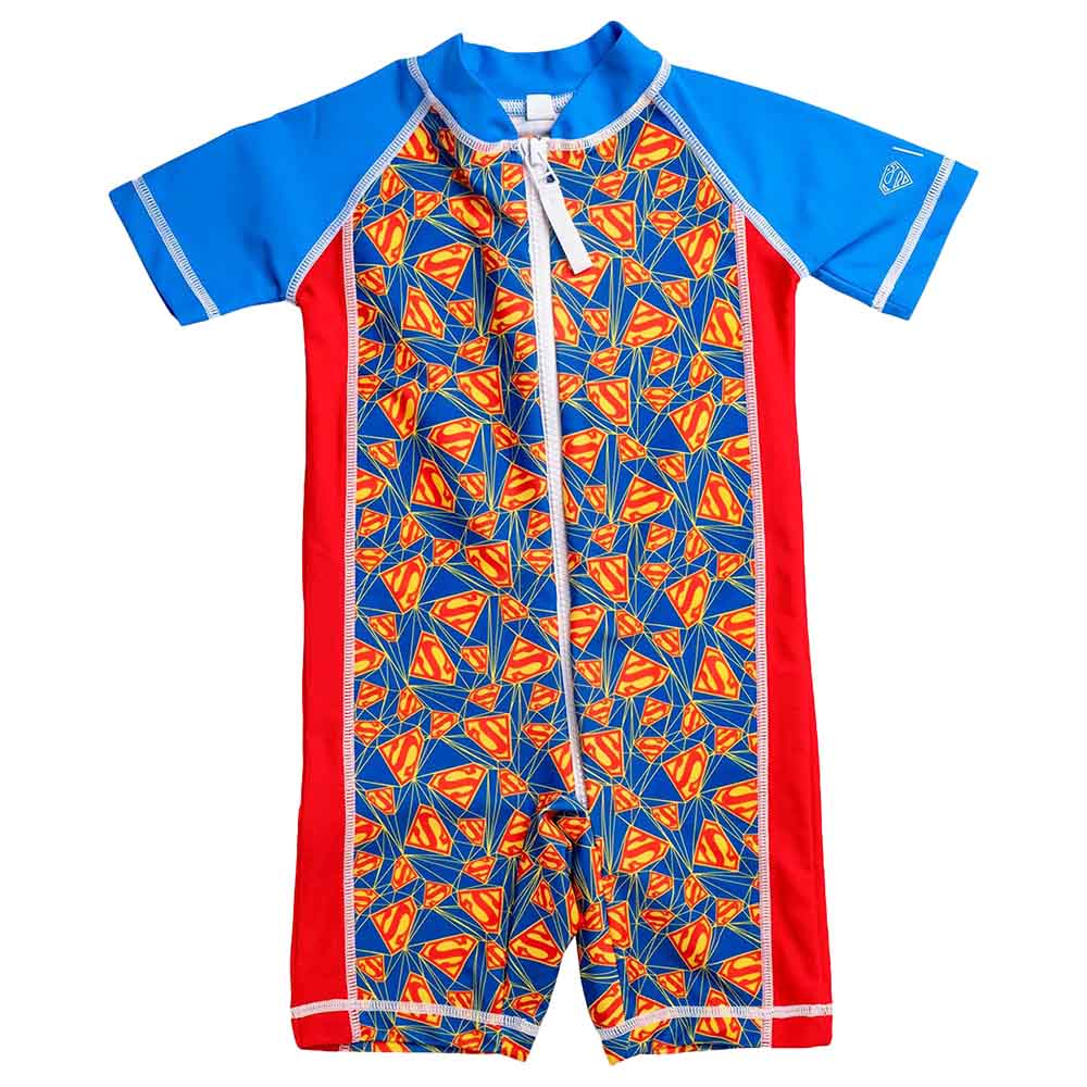 Coega Sunwear - Boys Baby Swim Suit - Blue Superman Logo | Jomla.ae