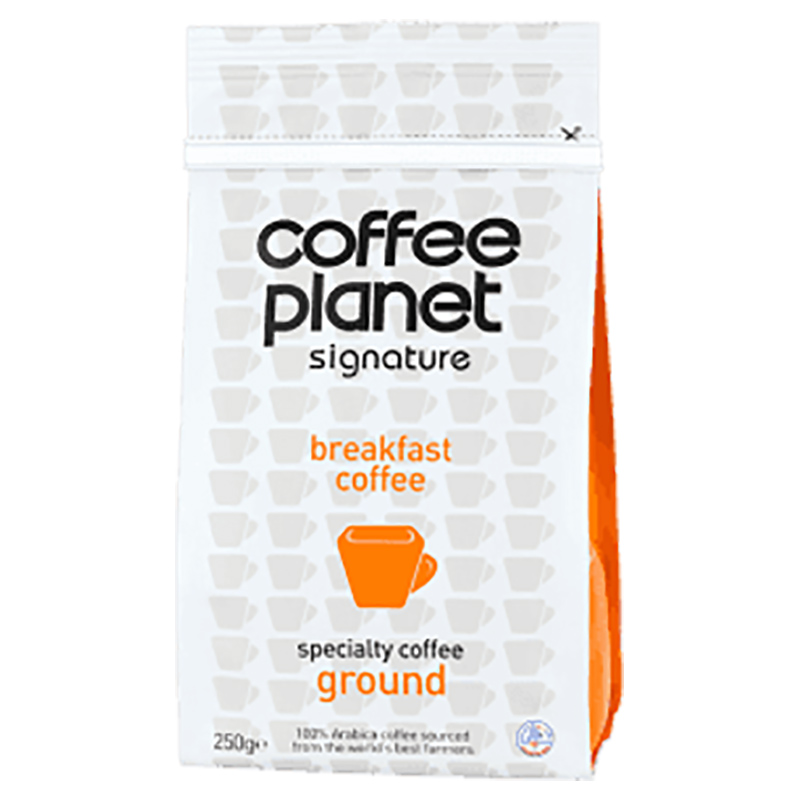 Order Coffee Planet - Breakfast Specialty Coffee Ground 250g Now ...