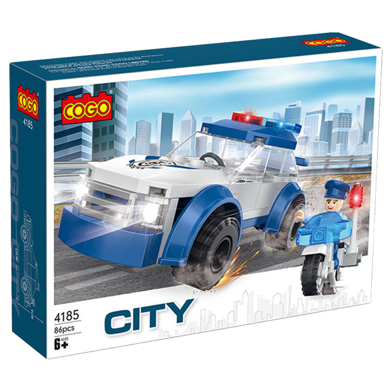 Cogo - Police Car Building Blocks - 86pcs | Jomla.ae