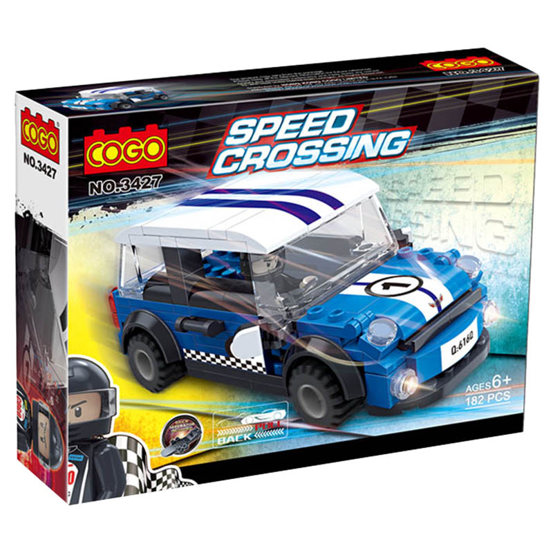 Order Cogo - Speed Crossing Cooper Race Car Building Blocks 182pcs Now ...