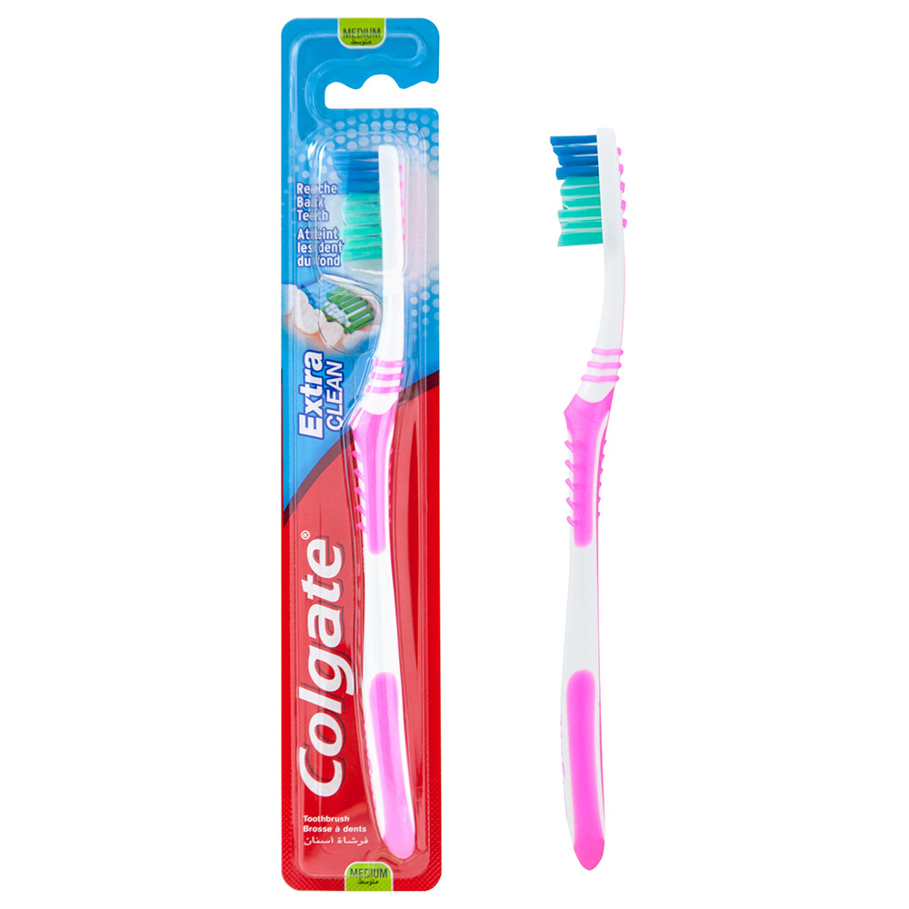 Order Colgate - Extra Clean Medium Toothbrush, Assorted Color Now ...