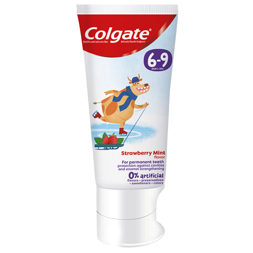 Colgate - Kids Strawberry Mint Flavour Toothpaste 60ml | Jomla.ae