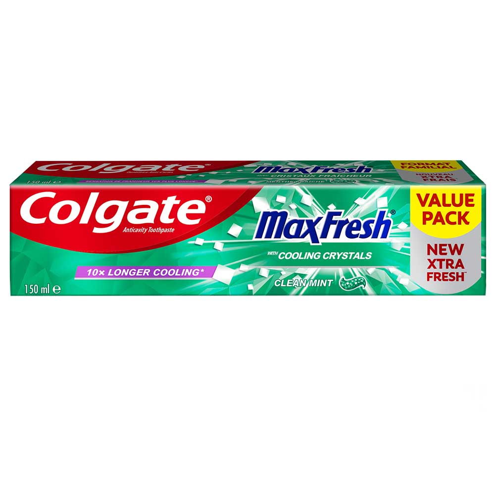 Colgate - Max Fresh Clean Mint Gel Toothpaste 150ml | Jomla.ae