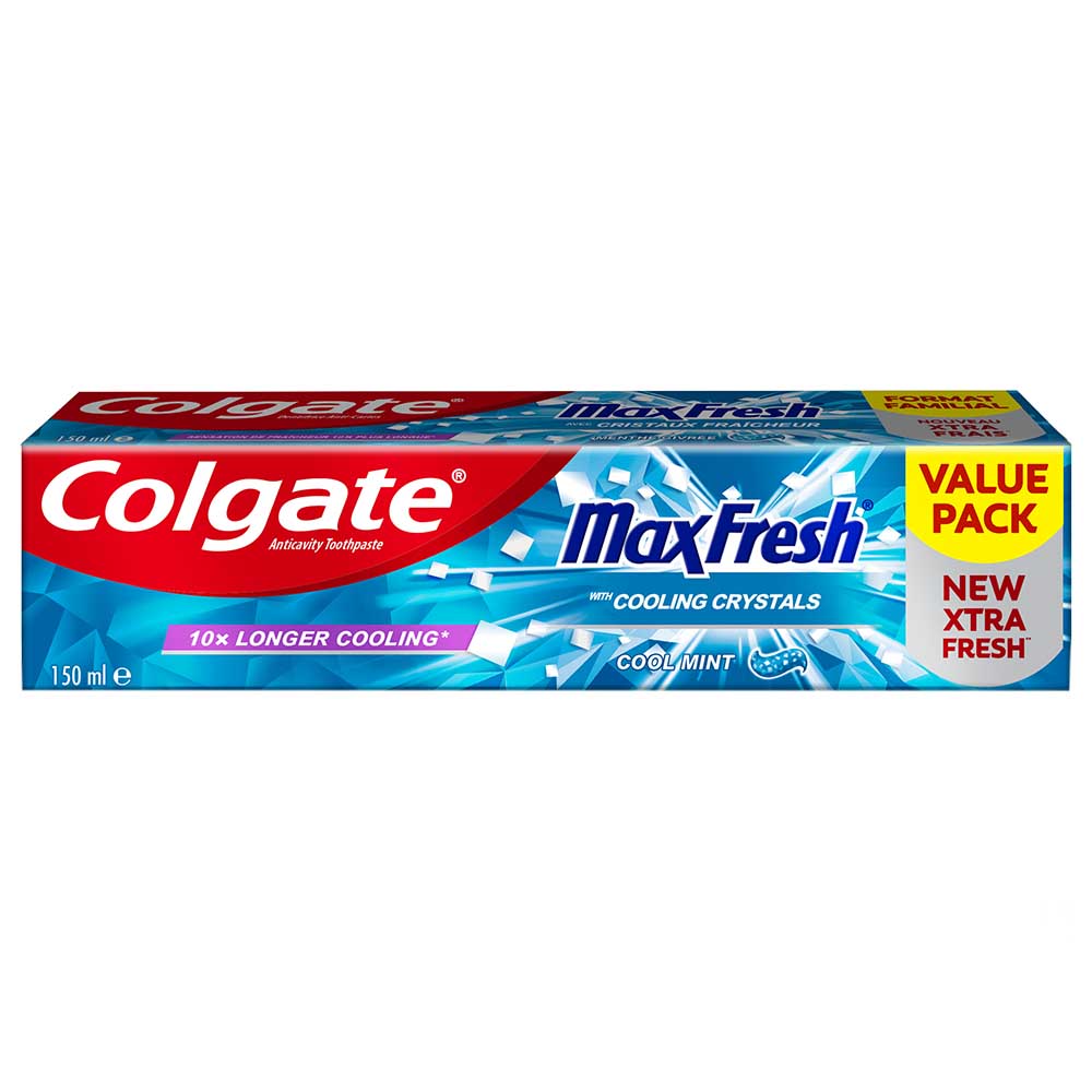 Colgate - Max Fresh Cool Mint Gel Toothpaste 150ml | Jomla.ae