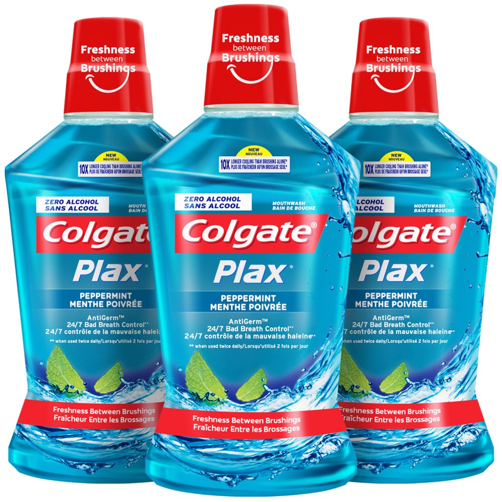 Order Colgate - Plax Peppermint Mint Mouthwash - 500 ml Pack Of 3 Now ...