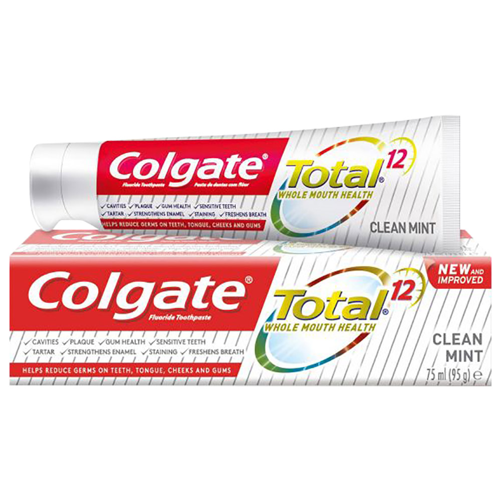 Colgate - Total 12 Clean Mint Toothpaste 75ml | Jomla.ae