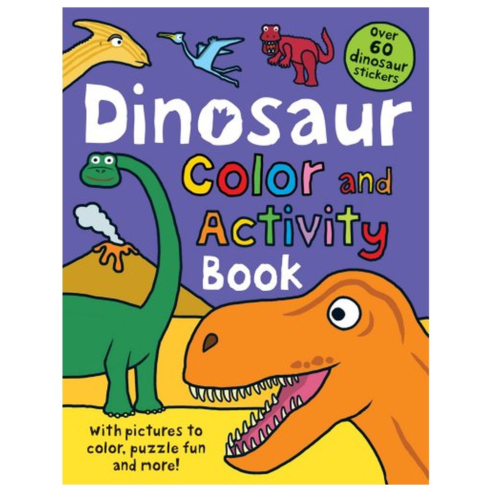 Order Piddy Books Color And Activity Books Dinosaur Now! | Jomla.ae